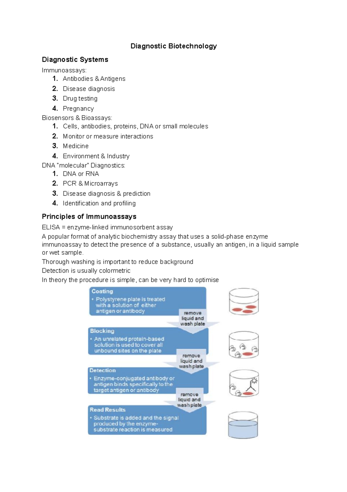 Diagnostic Biotechnology - Diagnostic Biotechnology Diagnostic Systems ...