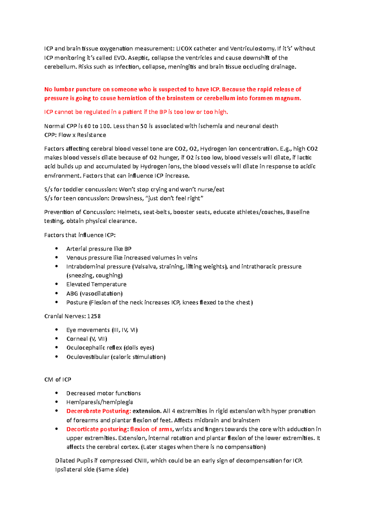 ICP and brain tissue oxygenation measurement - If it’s’ without ICP ...