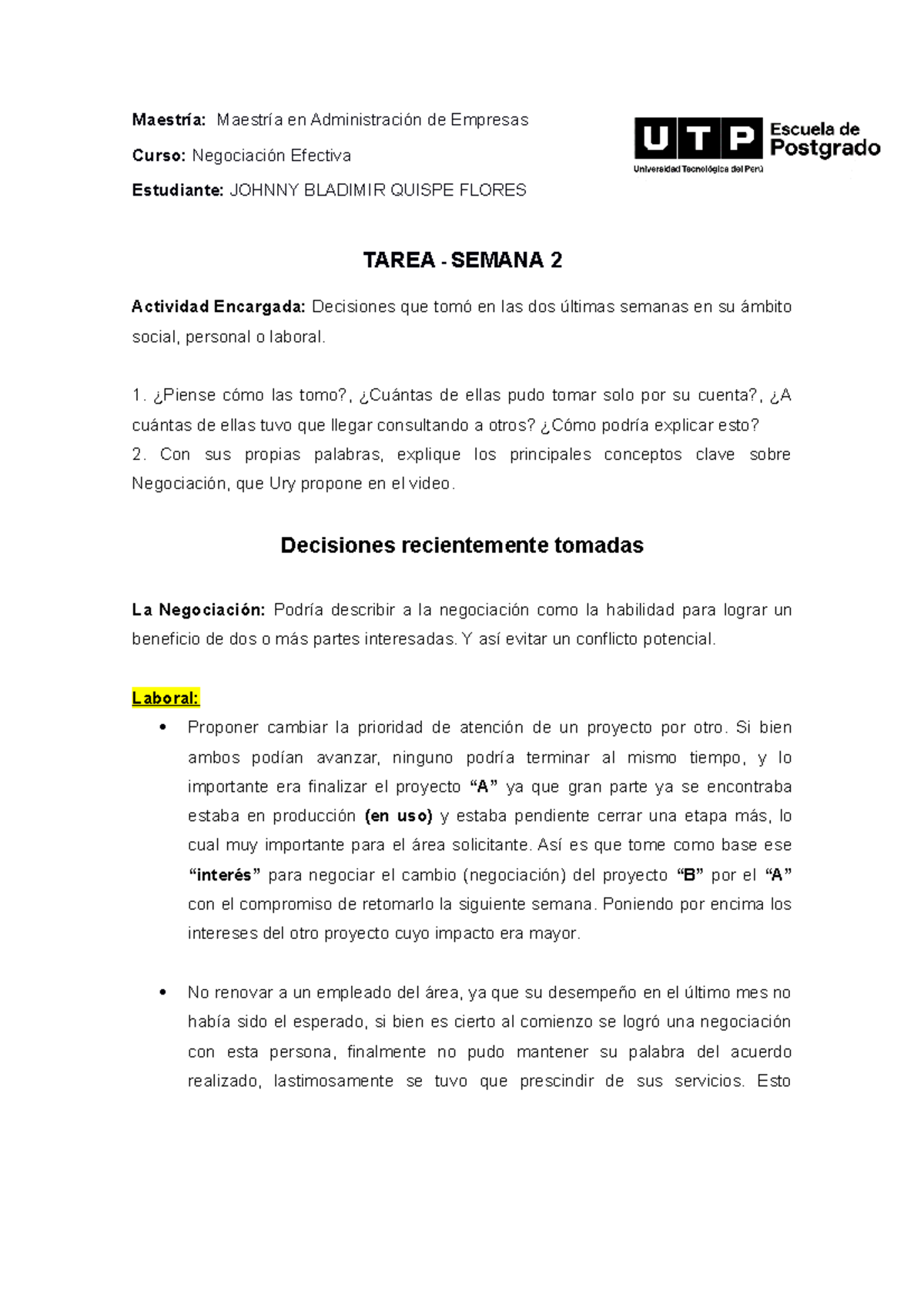 Johnny Quispe T2 - fdgdfgdfgdfgñpolikyu65768yt rhfg ...