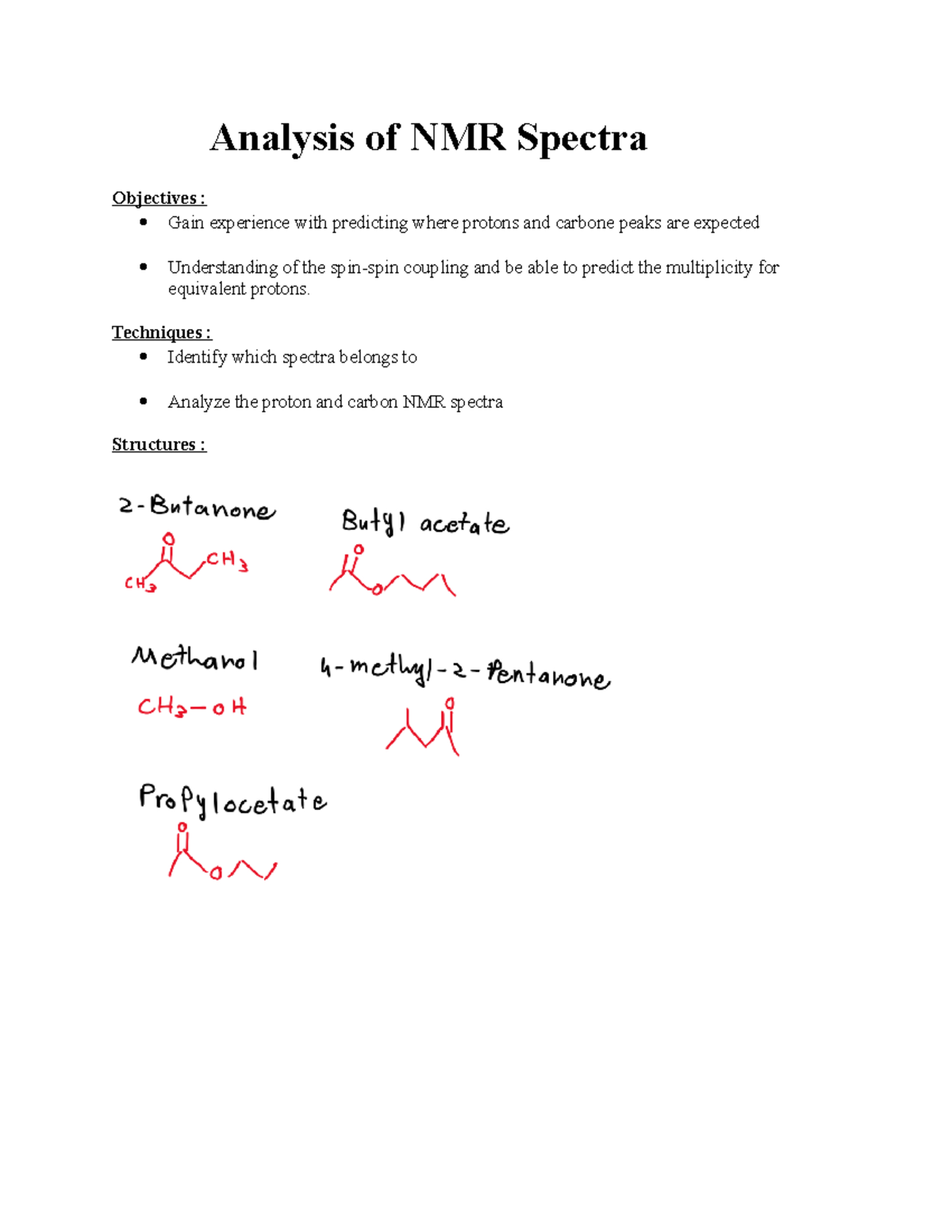 Orgo pre lab 8 - this is the pre lab report for summer 2022 - Analysis ...