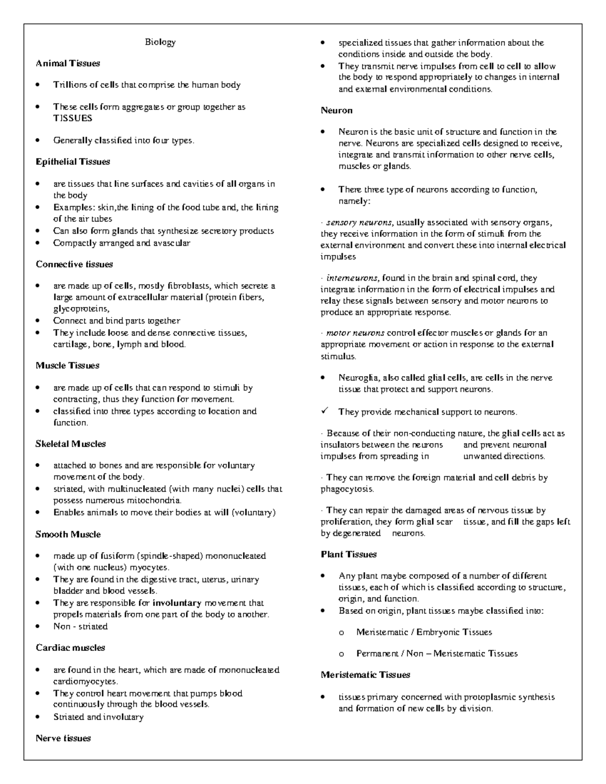 Lecture for Basic Biology Knowledge for upcoming college freshmen this ...