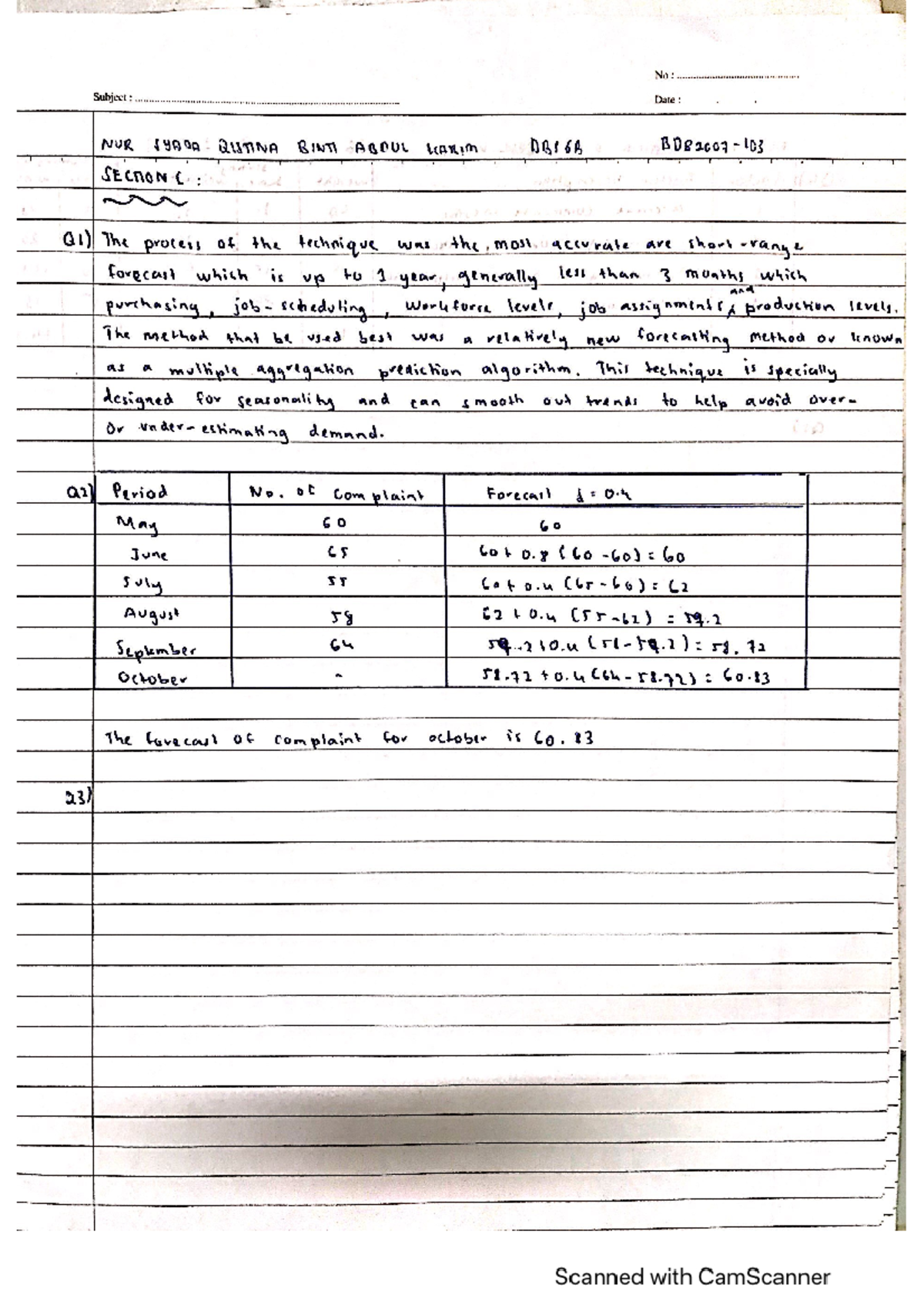 Section c log - short essays answer - Business Economics - Studocu