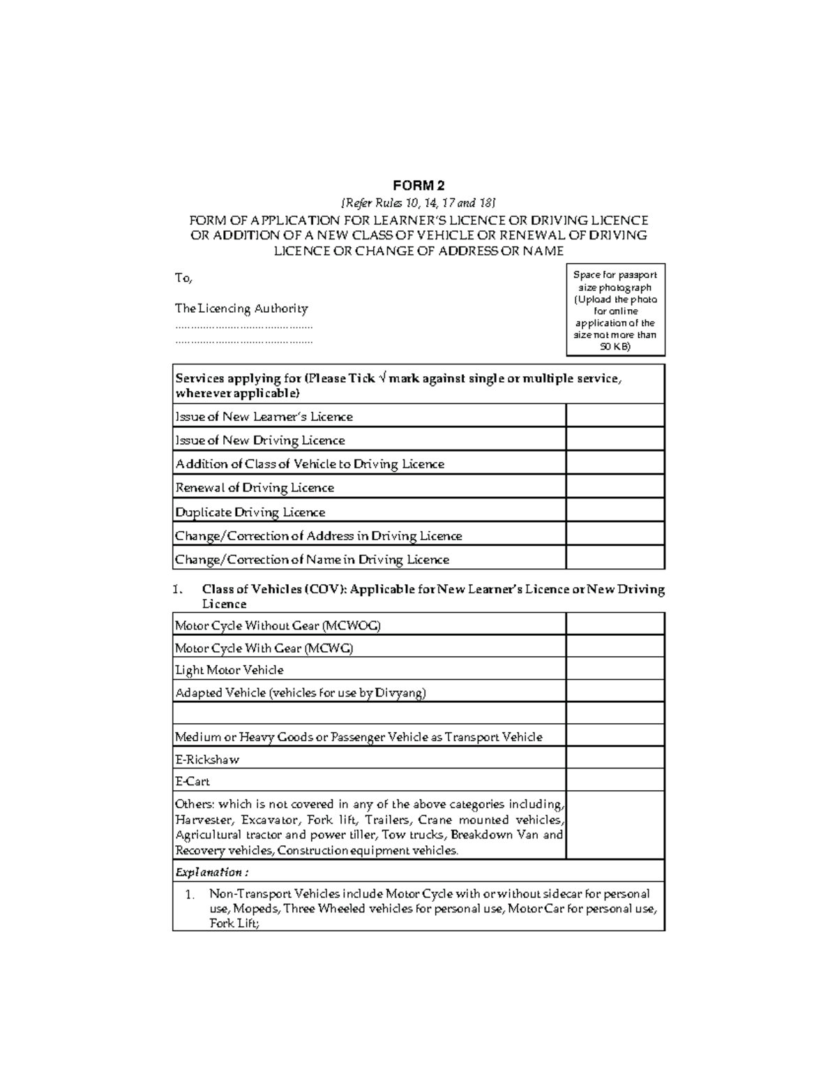 FORM-2 - Ymb - FORM 2 FORM 2 [Refer Rules 10, 14, 17 and 18] FORM OF ...