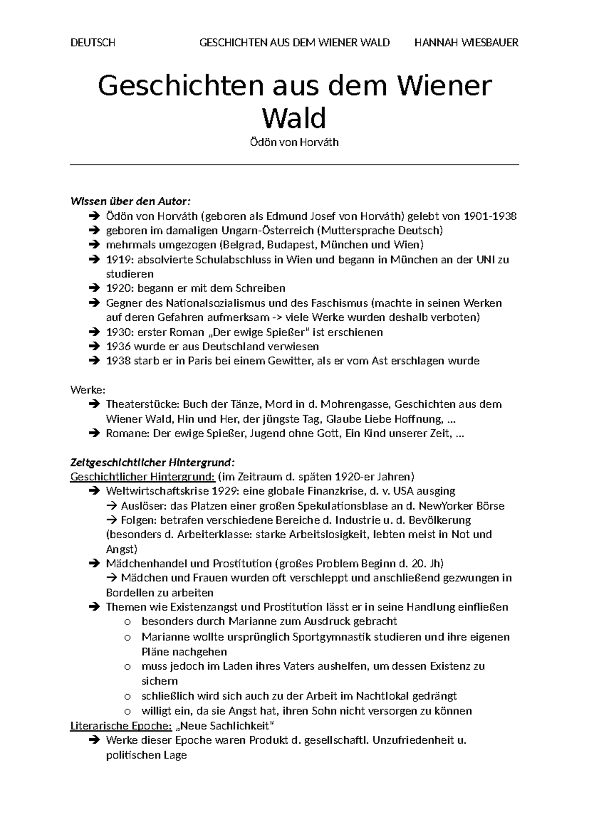 Geschichten aus dem Wiener Wald - Geschichten aus dem Wiener Wald Ödön ...