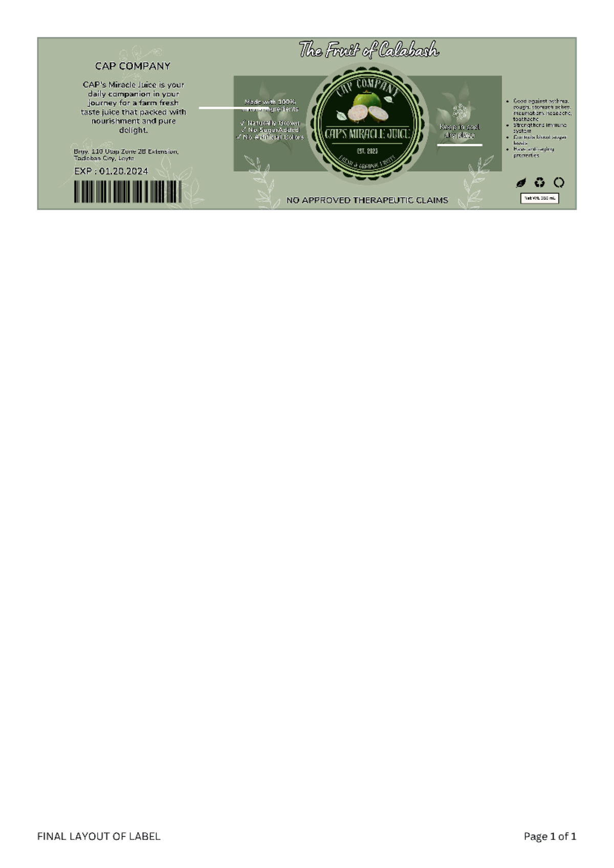 Final- Layout-OF- Label 20240110 193627 0000 - Electrical - Studocu