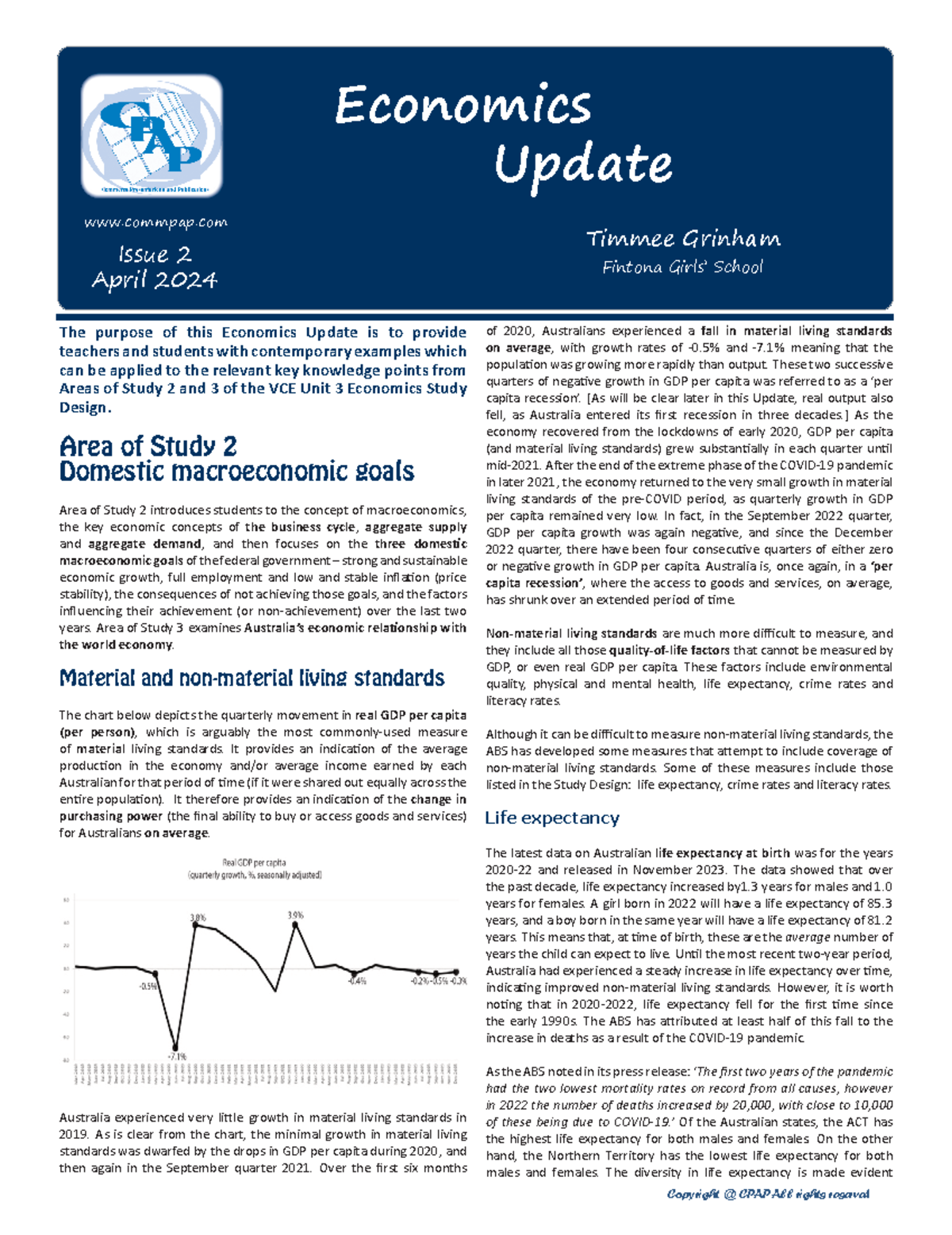 CPAP Economics Update 2 2024 - Economics Update Timmee Grinham Fintona ...