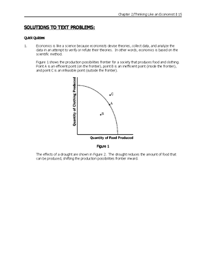 ECO101 Problem Set 1 - 1 ECO 101: Introduction to Microeconomics Problem Set # Chapters 1 & 2 ...