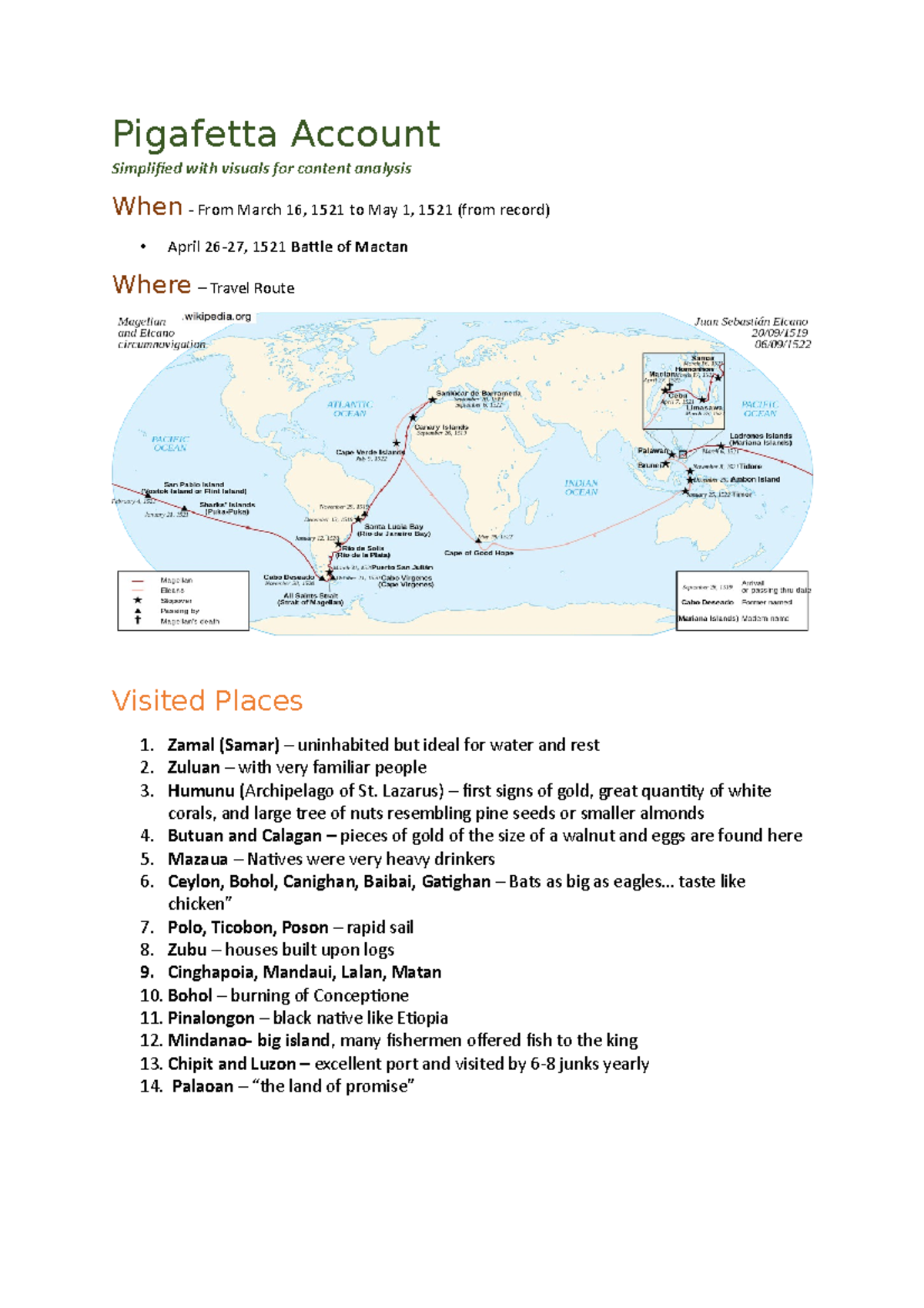 Pigafetta Account - 2nd transes - Bachelor of Science in Accountancy ...