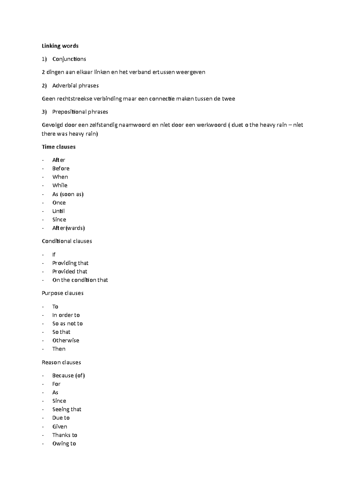 Linking words, relative clauses, conditional clauses, describing graphs ...