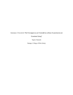 Psyc226-final paper social media and misinfo - Taylor Christofi Dr Psyc ...