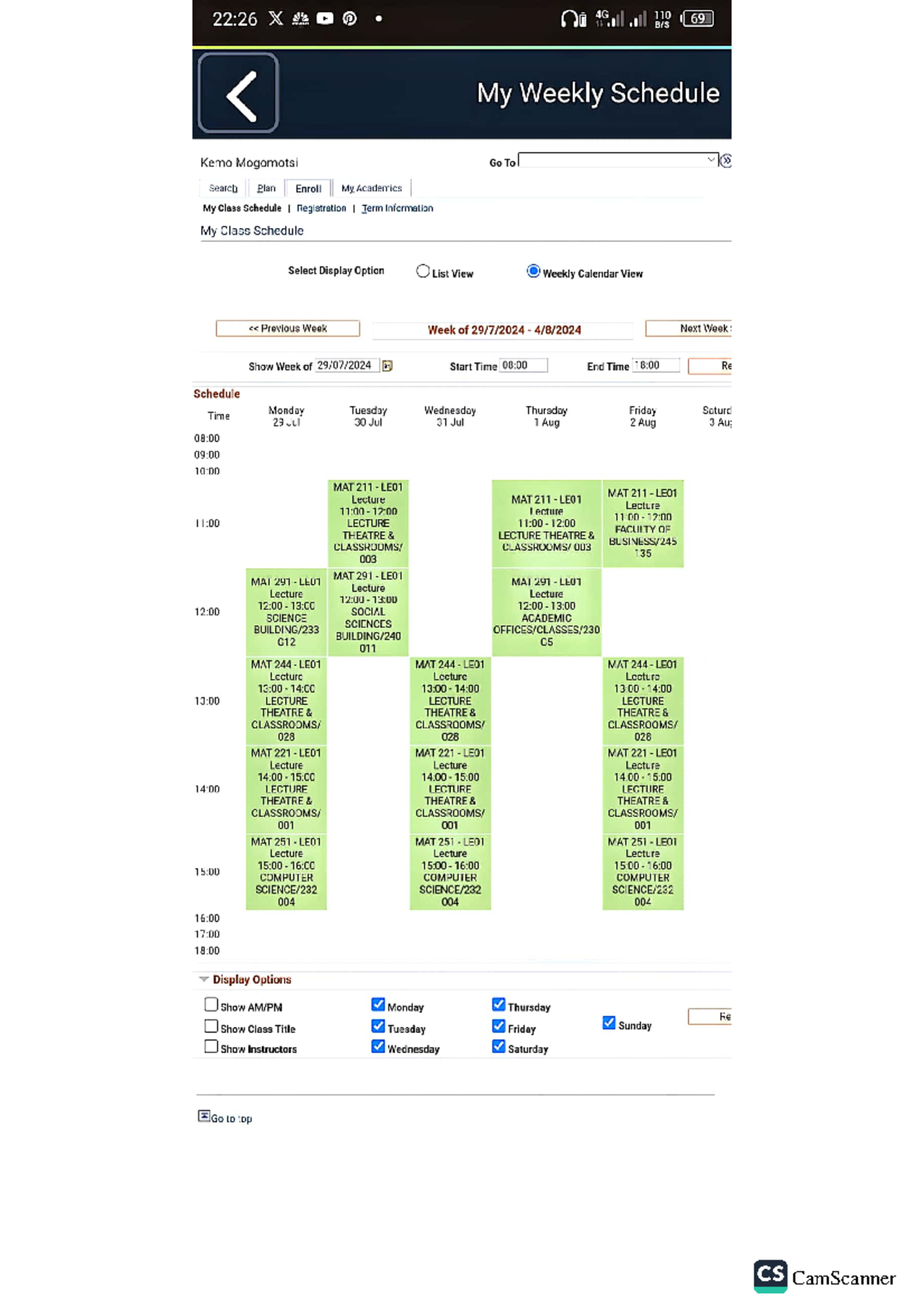 Tbone - About mathematics - 22:26 4G 110 1L 69 My Weekly Schedule Kemo ...