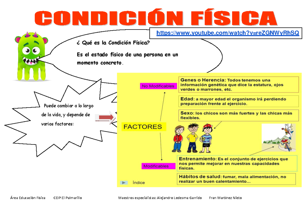 Qu Es La Condici n F sica Y Cu les Son Sus Componentes RERLCT
