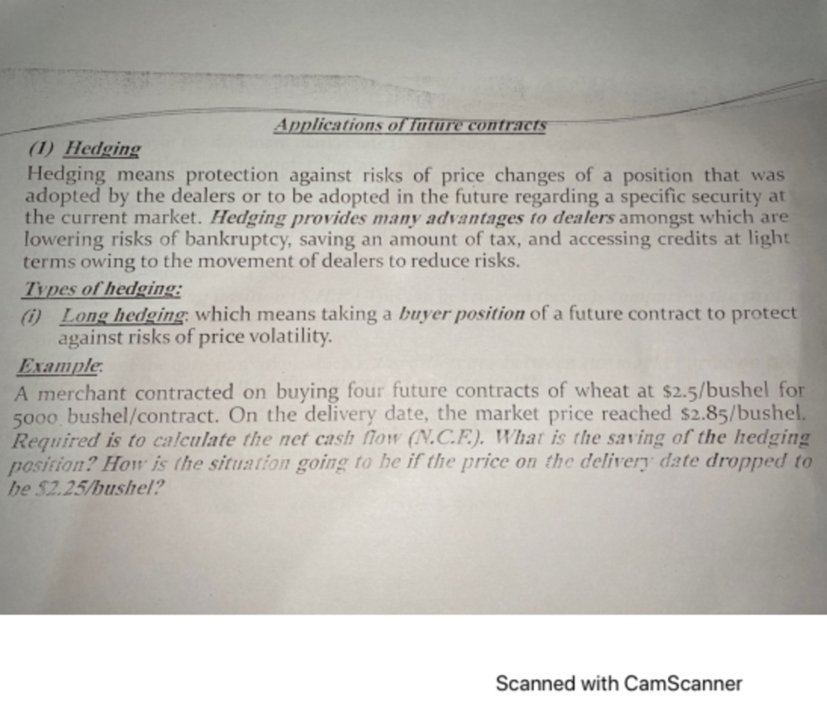 Future contract Slides - Corporate Finance - Studocu