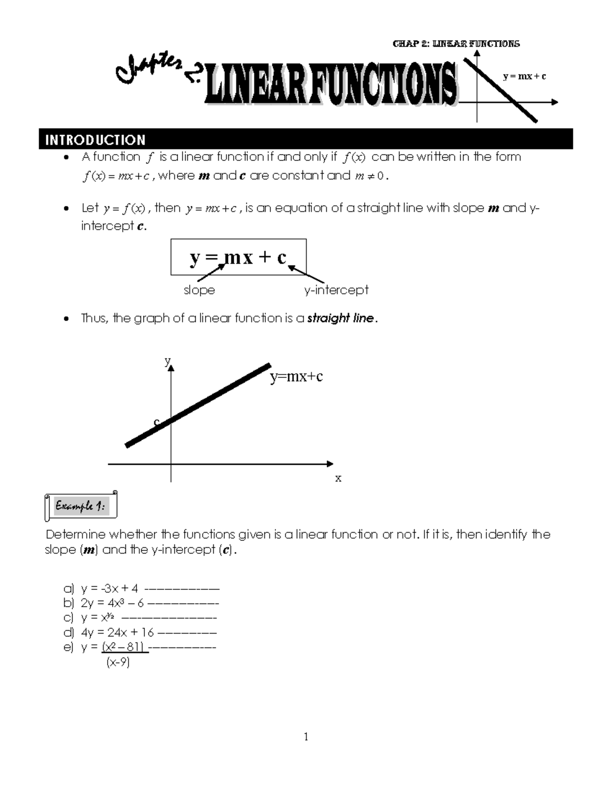 Chapter 2 - Lecture notes 2 - Managerial Mathematics - UUM - Studocu