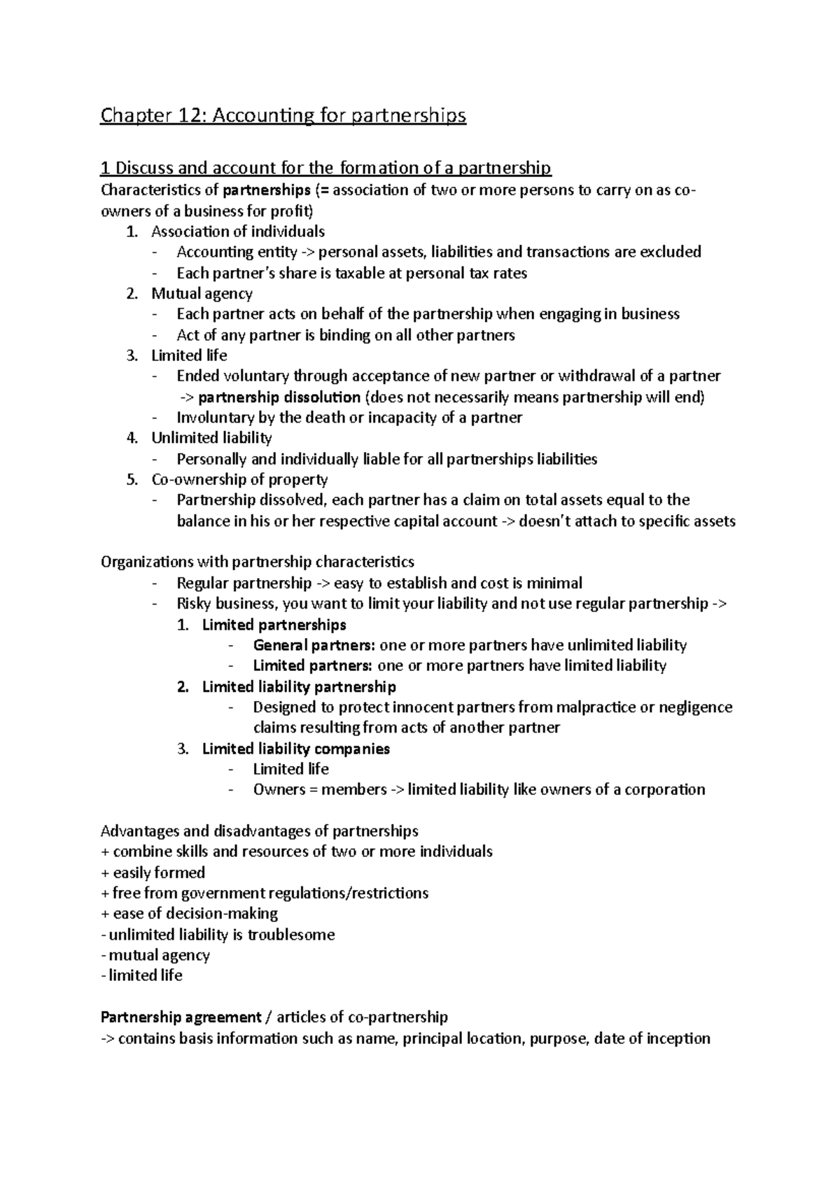 Chapter 12 Accounting Book and Lectures - Chapter 12: Accounting for ...