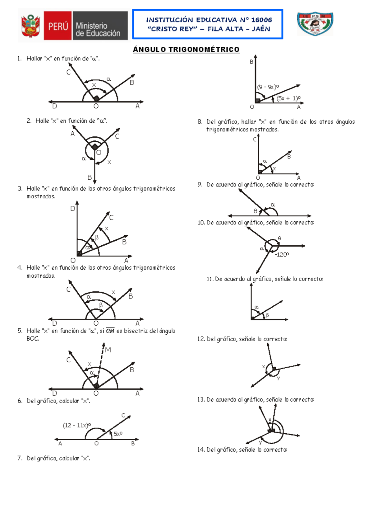 Ángulo Trigonométrico.docx Quinto KIKE - INSTITUCIÓN EDUCATIVA N° 16006 ...