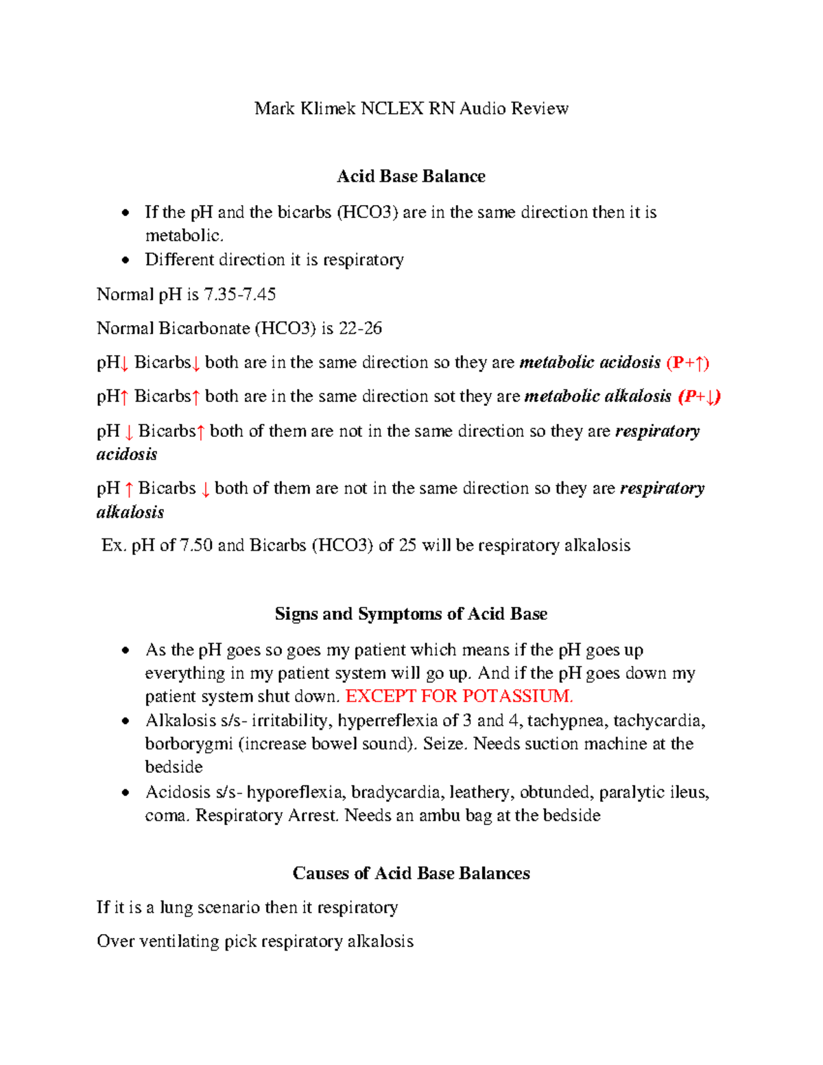 Mark Klimek Nclex RN Audio Review - Mark Klimek NCLEX RN Audio Review ...