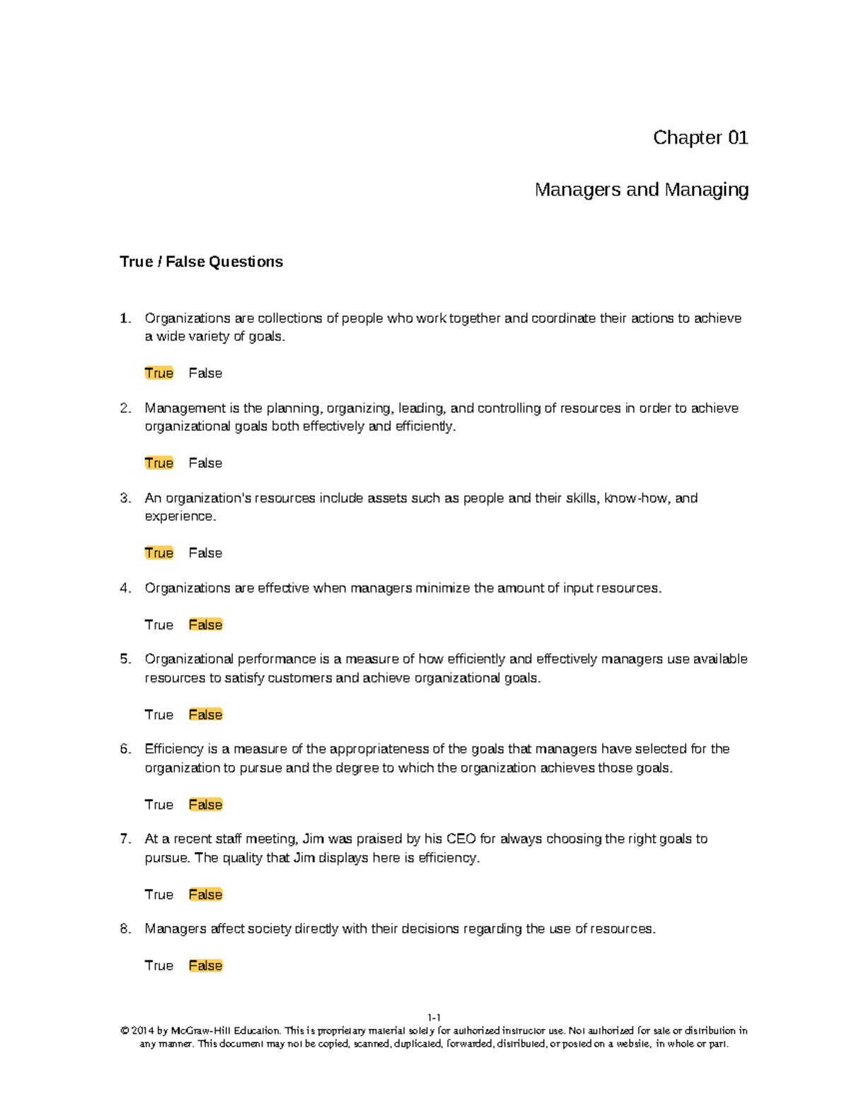 TBChap 001 - Ggbh - 1- © 2014 by McGraw-Hill Education. This is ...