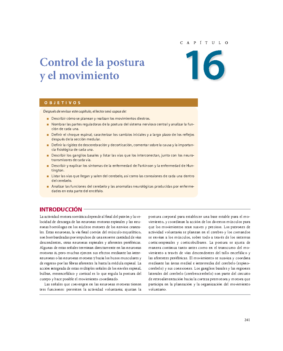 Trabajo y tiempo libre, Postura y movimiento libro Ganong Fisiología ...