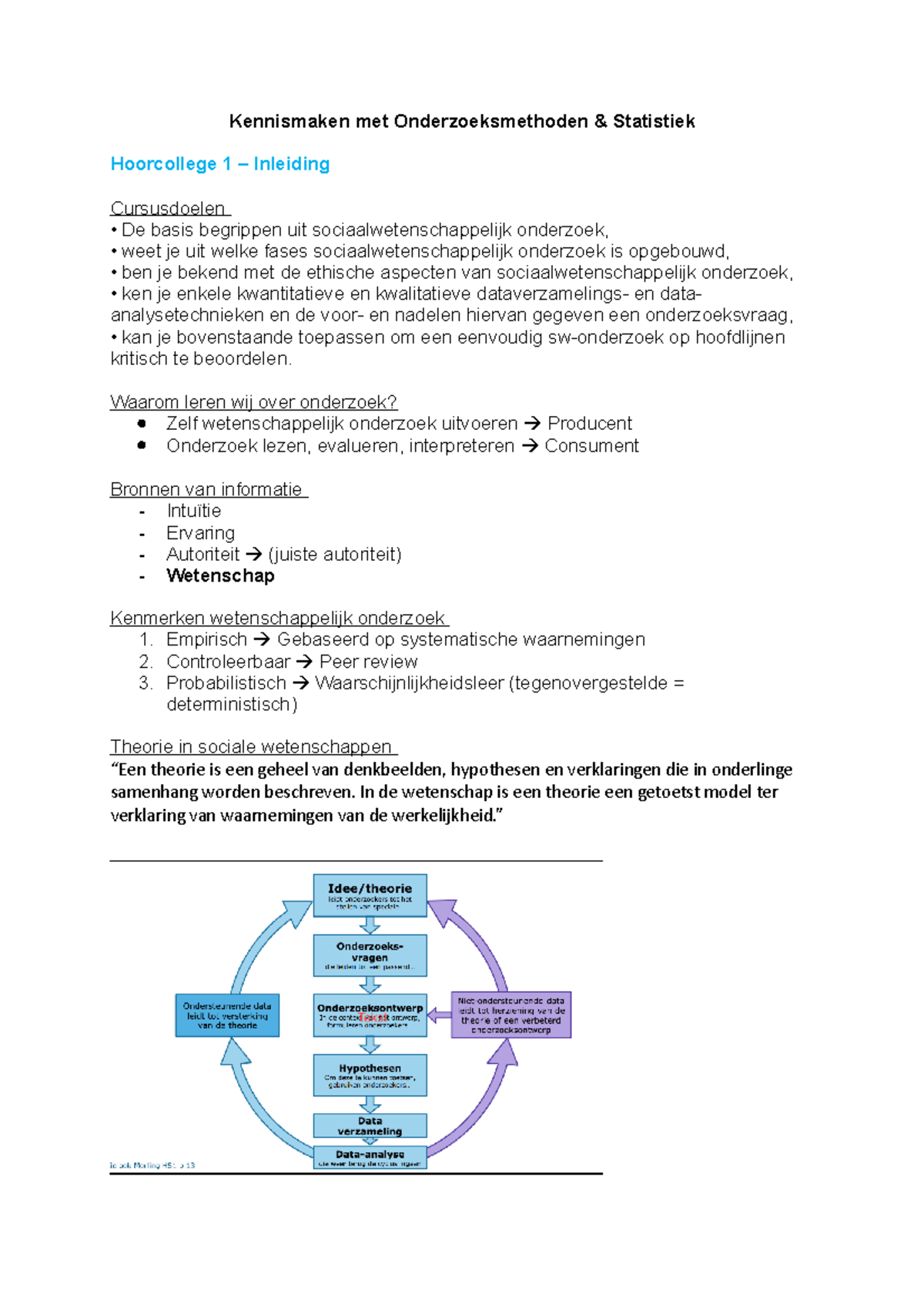 KOM Hoorcolleges - Samenvatting van een aantal hc's - Kennismaken met ...