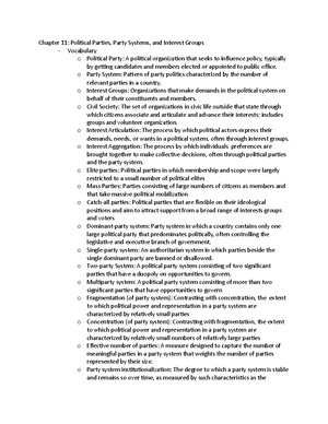 Study Guide Comparative Politics - Study Guide: Comparative Politics ...