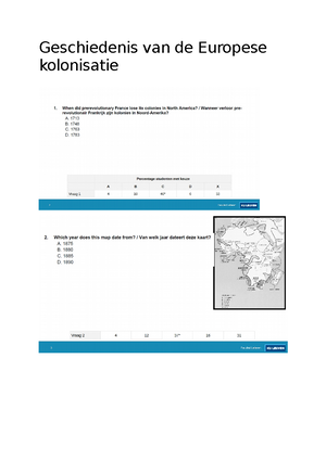 History notes - Historiography Until 1950 colonization stayed ...