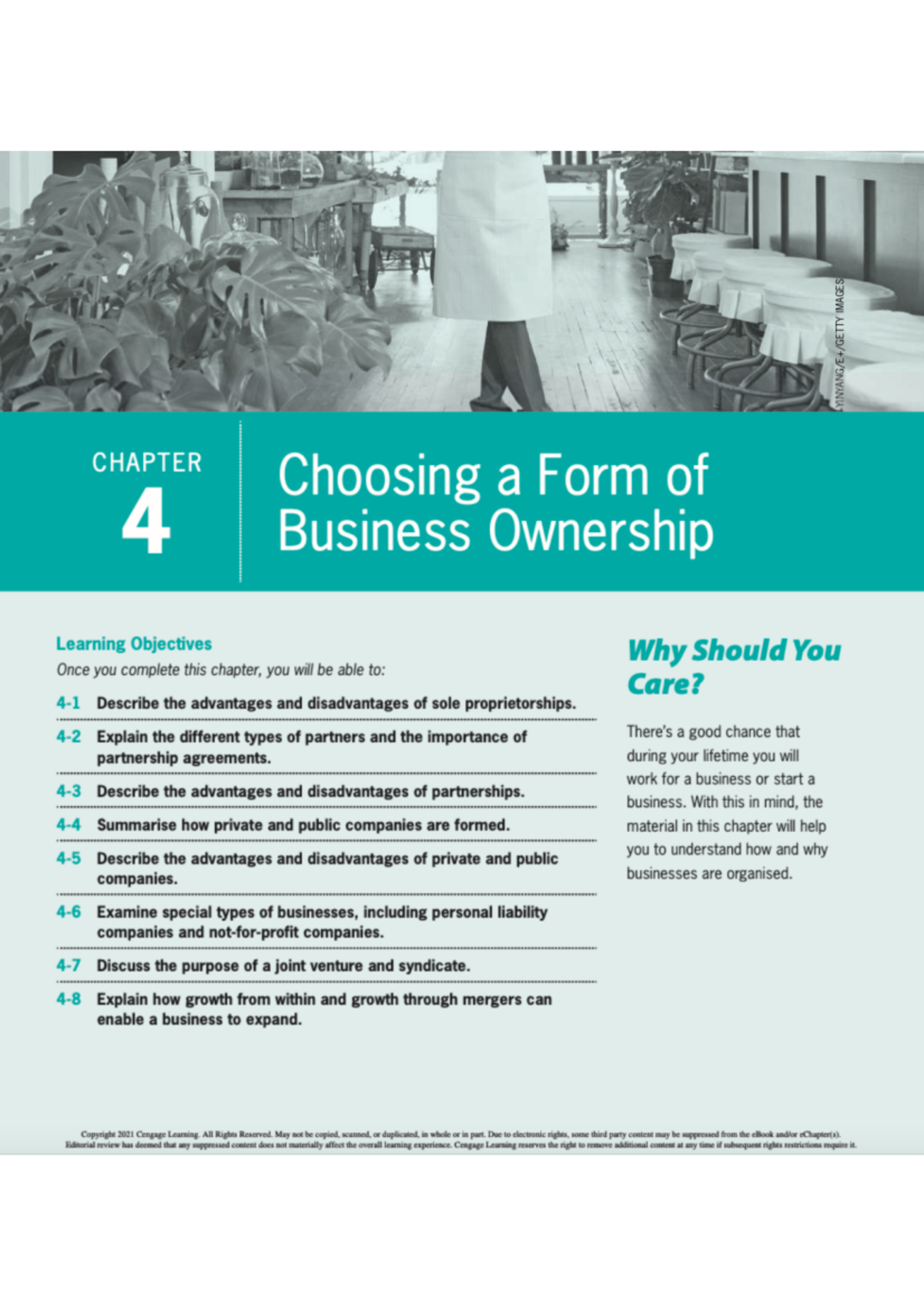 Business Management Chapter 4 - Studocu