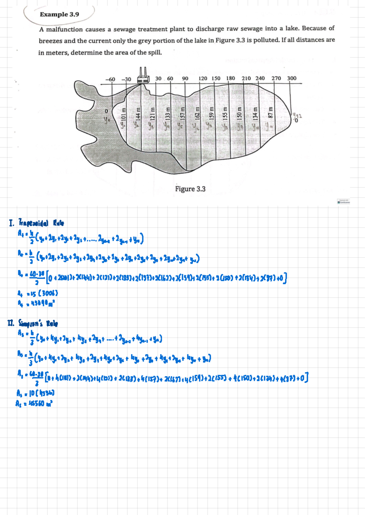 Cam Scanner 09-21-2024 02.58 2 - I. Trapezoidal Rule A + = 1(y. + 2y ...