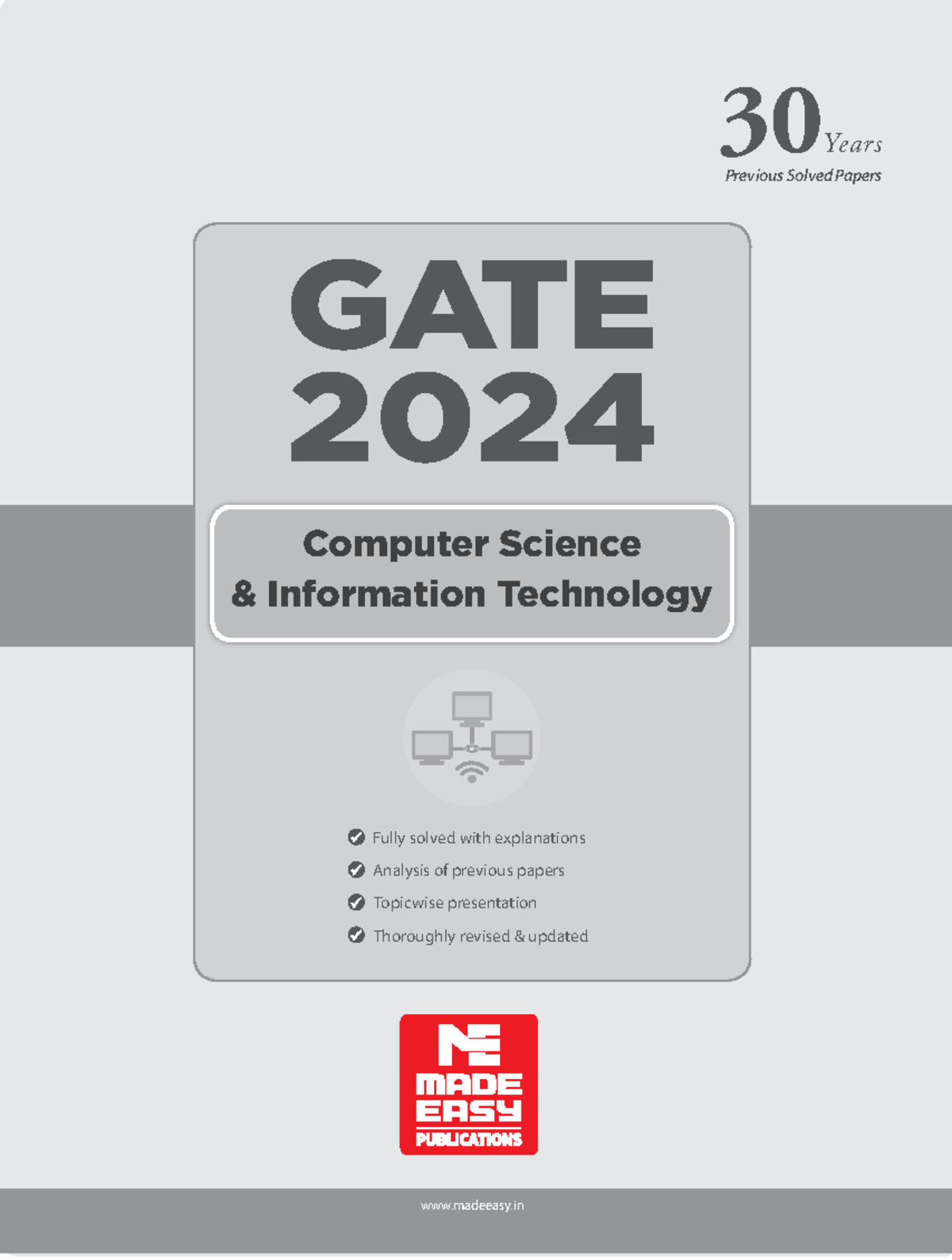 CS GATE Solved Papers 2024 - Computer Science & Information Technology madeeasy GATE 2024 30 ...