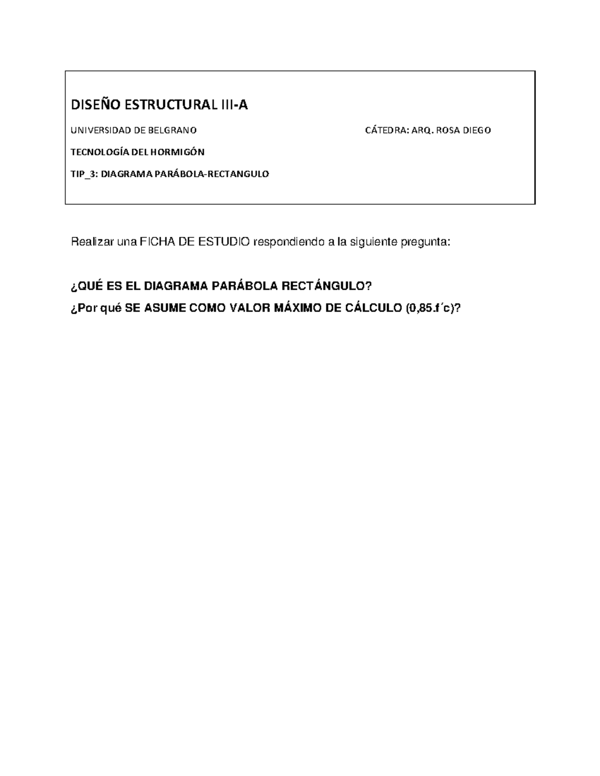 TIP 3 Diagrama Parabola Rectángulo - Diseño Estructural 3 A - DISEÑO ...