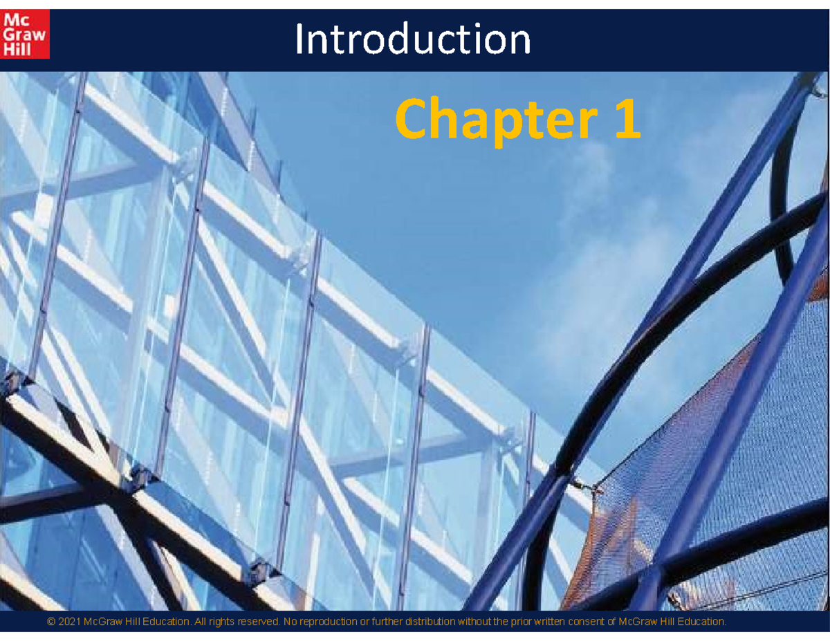 Chapter 1 - MBA620 - Introduction Chapter 1 Learning Objectives 1 ...