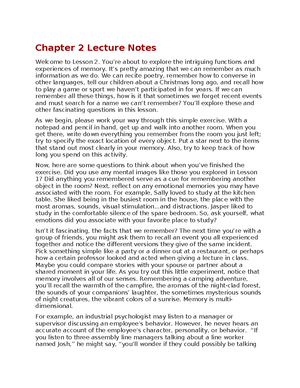 Lesson 4 Lecture Notes - Lesson 4 Lecture Notes Welcome to Lesson 4 ...