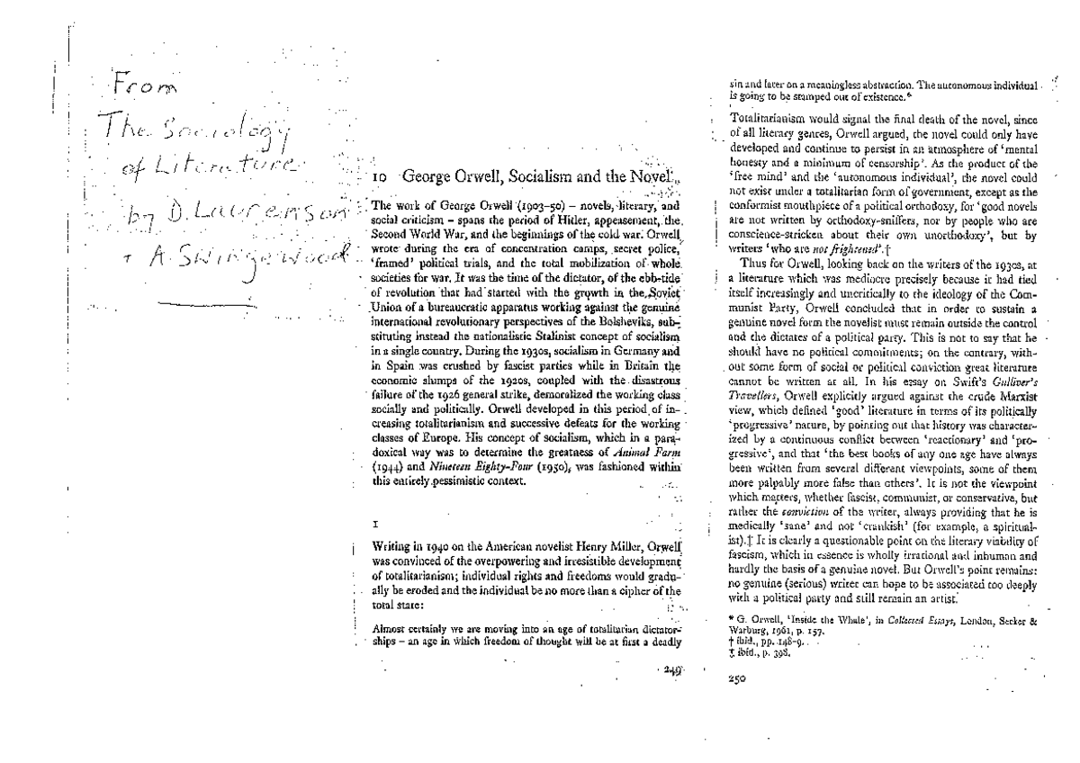 Politics of 1984 - 1984 George Orwell Context - From sin and later on a ...