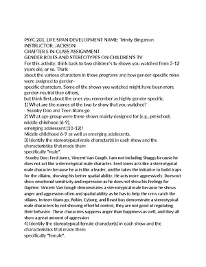 Ch2-Activity Worksheet - PSYC 201, Life Span Development NAME ...