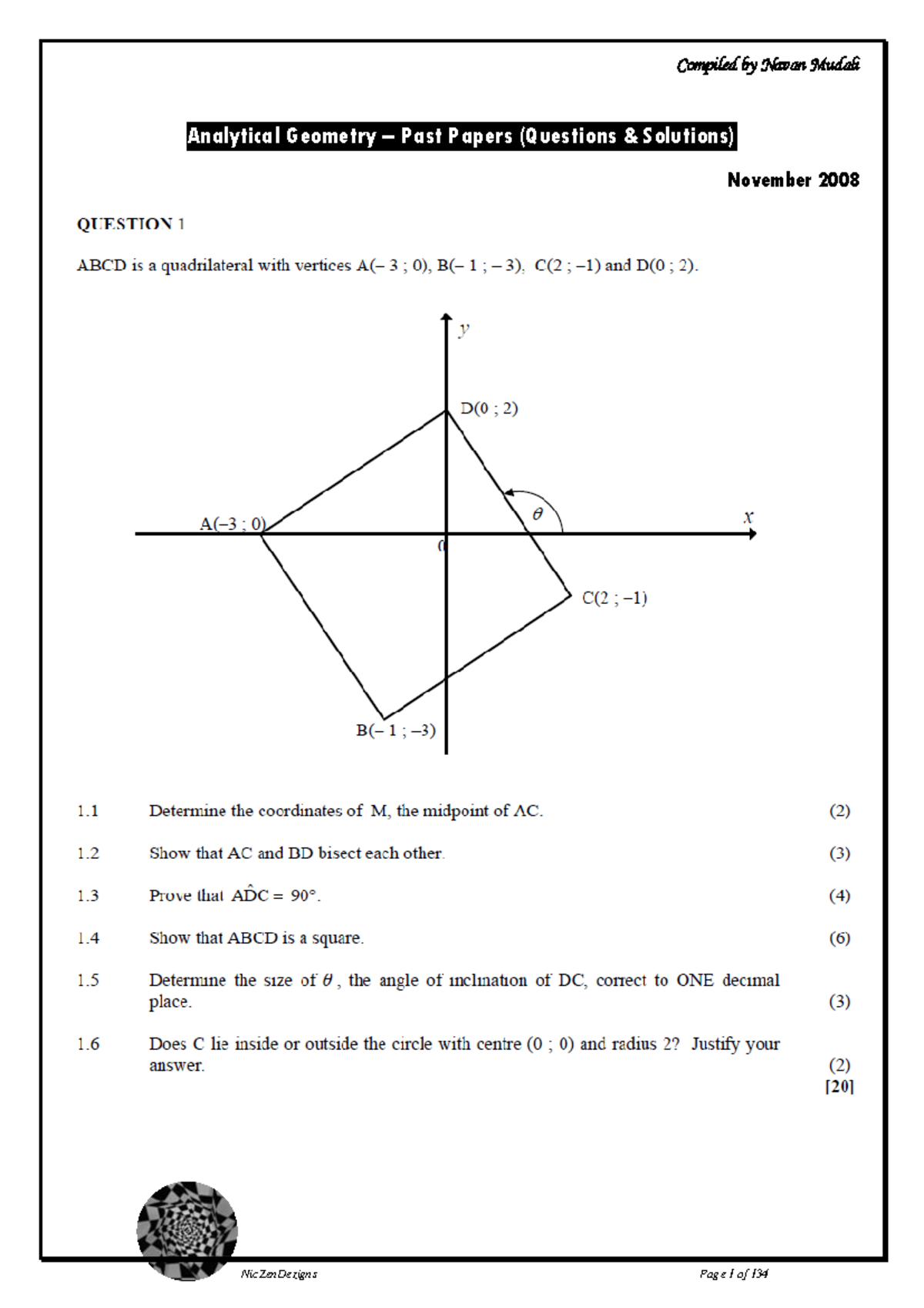 Analyticalgeometryquestionsandsolutions master - Electrical Design ...