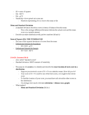 Chapter 3 Lecture Notes - Chapter 3: Measures of Central Central ...