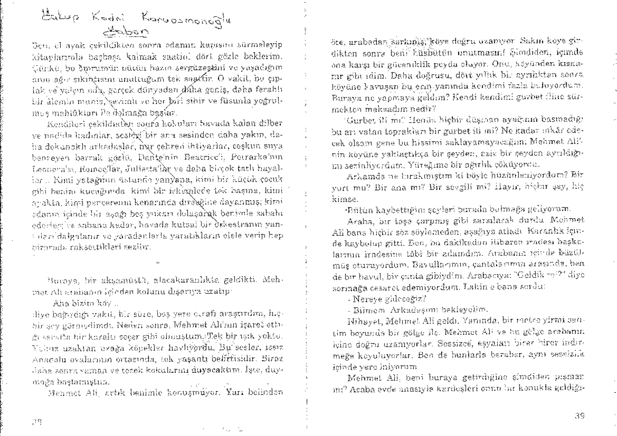 Yakup kadri-yaban - Eakup Kodri Koraosmonogly Jaban Ben, el ayak ...