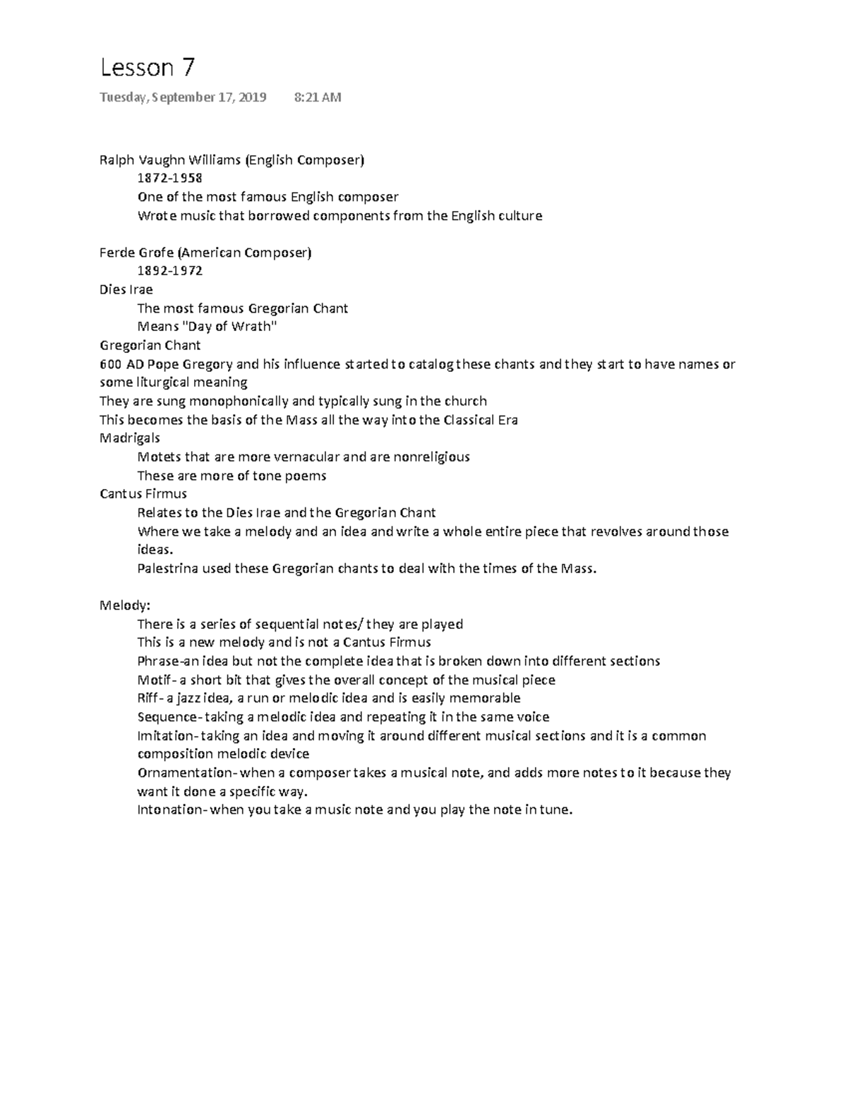 Notes 7 - n/a - Studocu