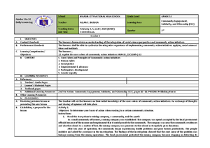 CESC LESSON 5 MODULE 2 - COMMUNITY ENGAGEMENT, SOLIDARITY AND ...