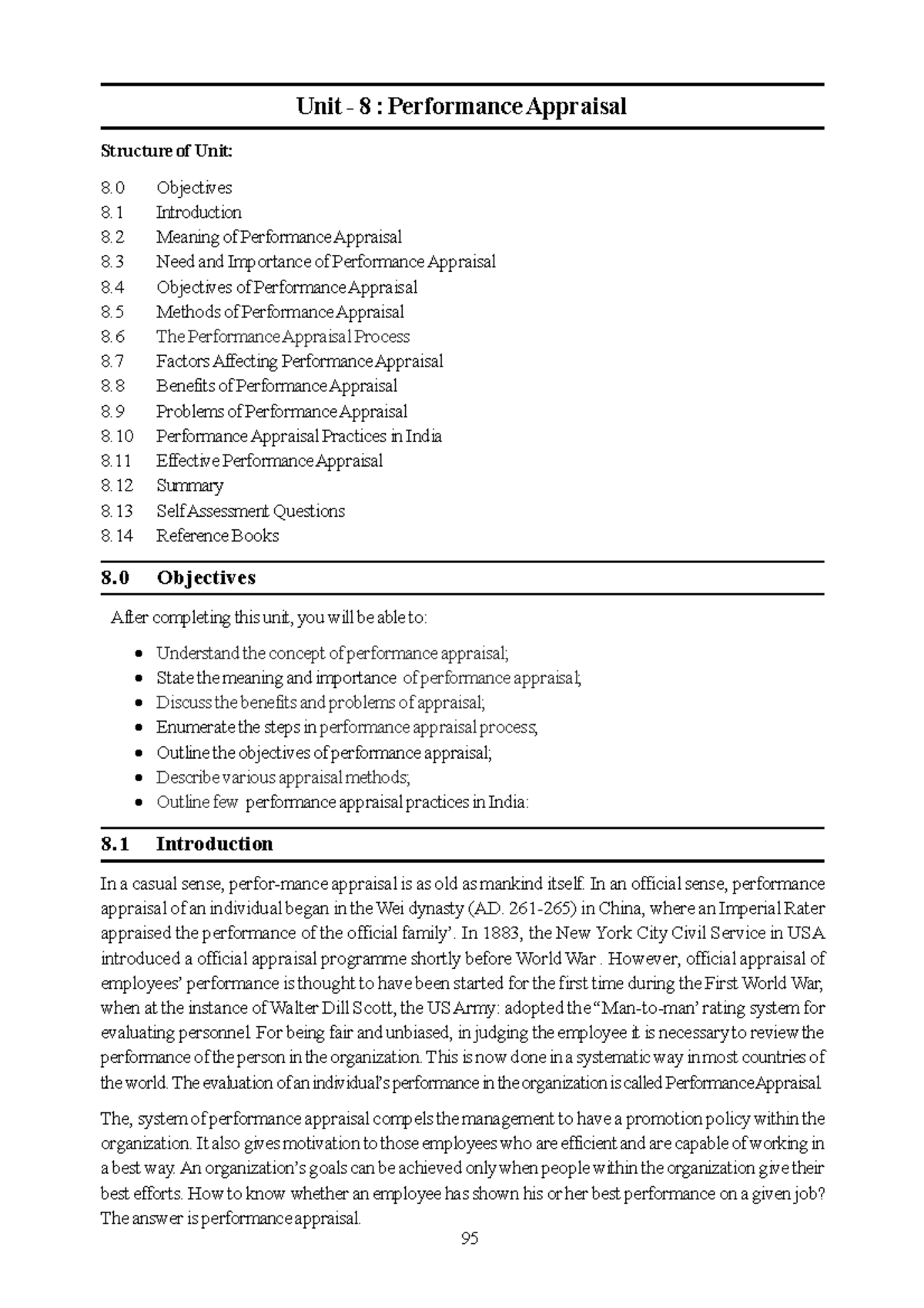 Hrm basic notes 95 111 - Human resource management - Unit - 8 ...
