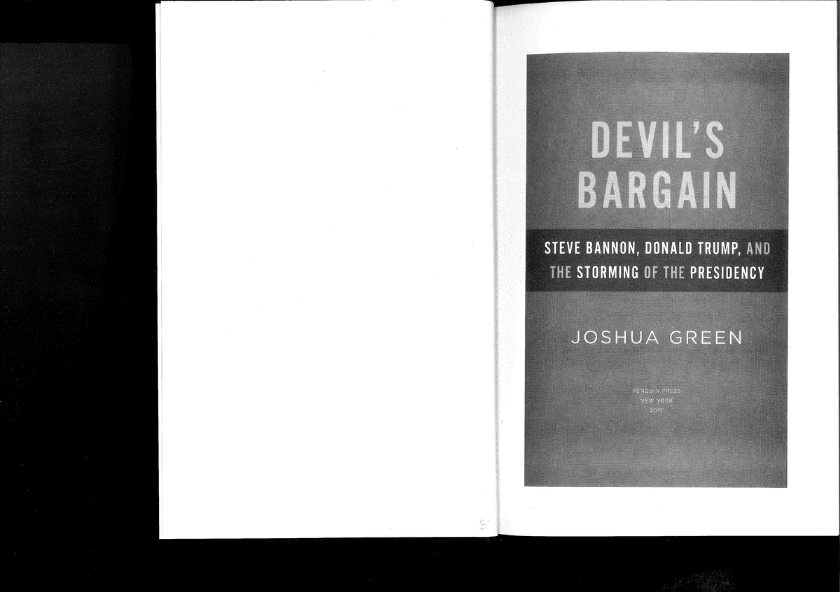 Devil's Bargain Greenad - DBA 9410 - Studocu