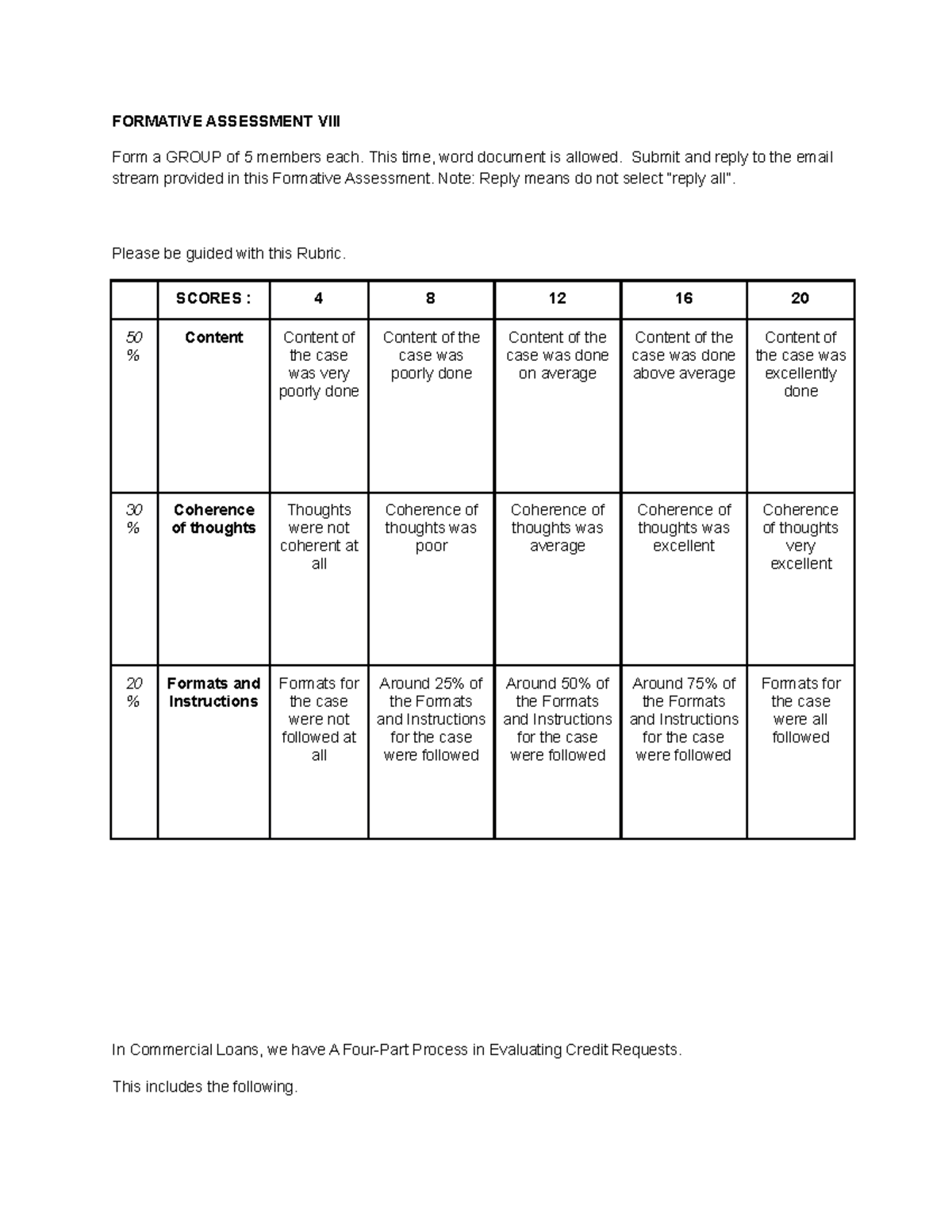 Formative Assessment VIII - Corporate Finance - AdDU - Studocu