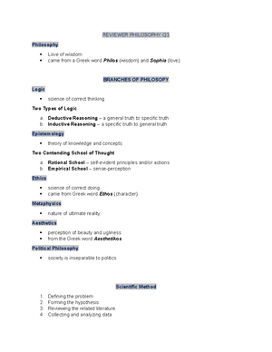 PPG 1st Quarter Reviewer - MODULE 1: THE CONCEPTS OF POLITICS AND ...