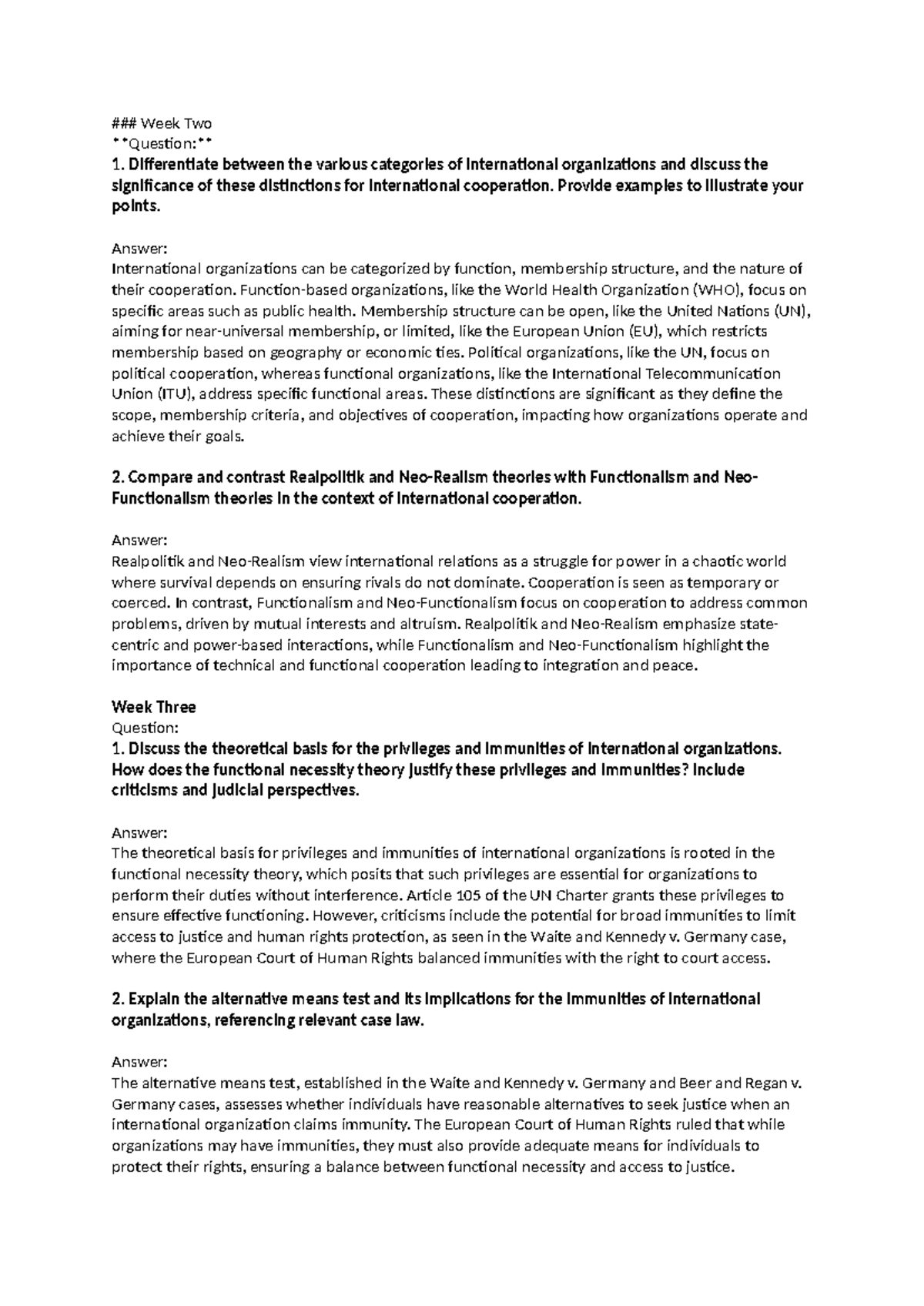 LOII Sample Questions - Week Two Question: Differentiate between the ...