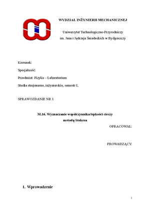 M3(studuc) Wyznaczanie przyśpieszenia ziemskiego - Karta Pomiarowa ...