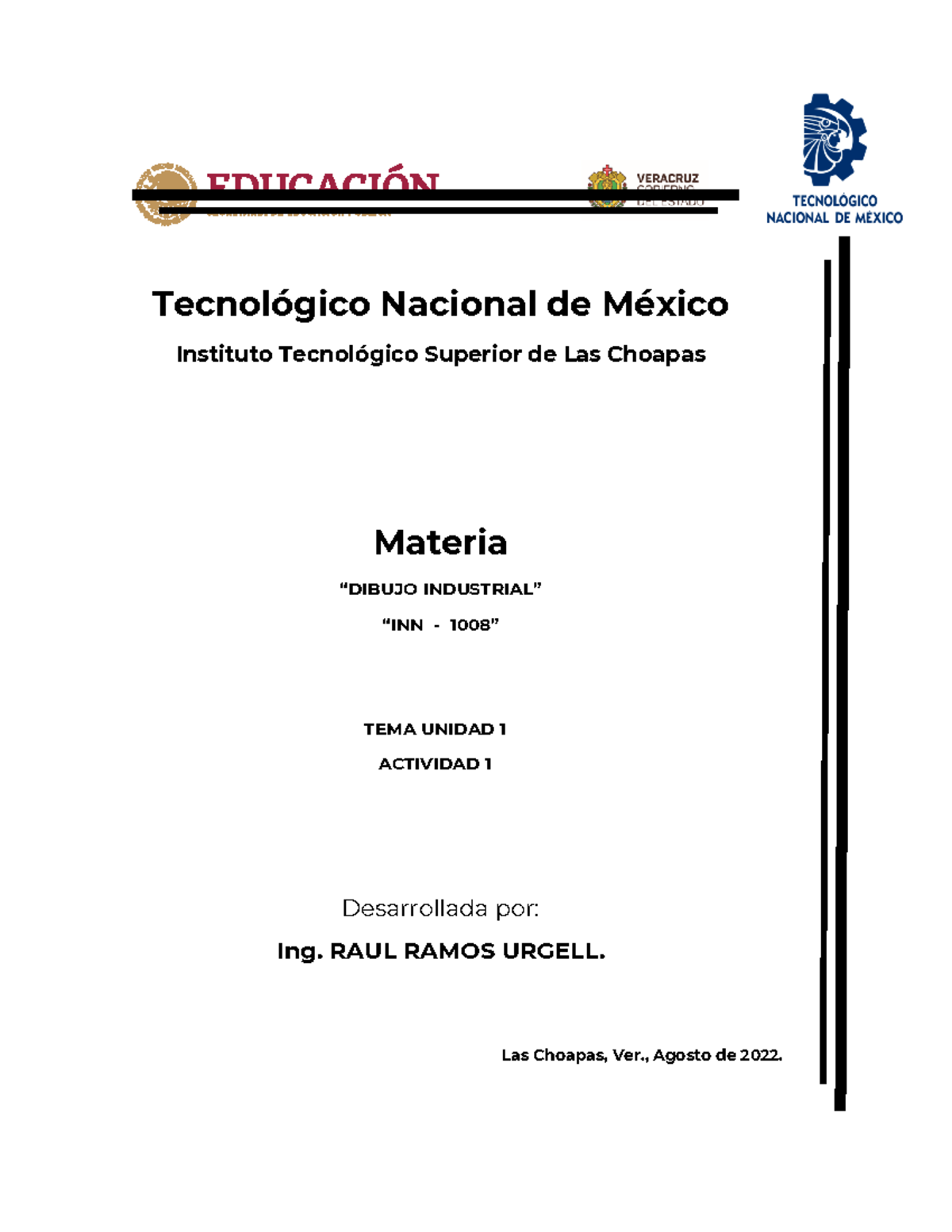 Actividad 1 - fgfff - Tecnológico Nacional de México Instituto ...