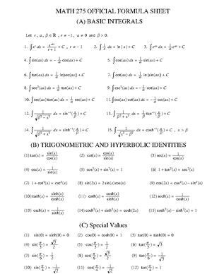 23 - Math 275 practice - Chapter 23 The Derivative The definitions and ...