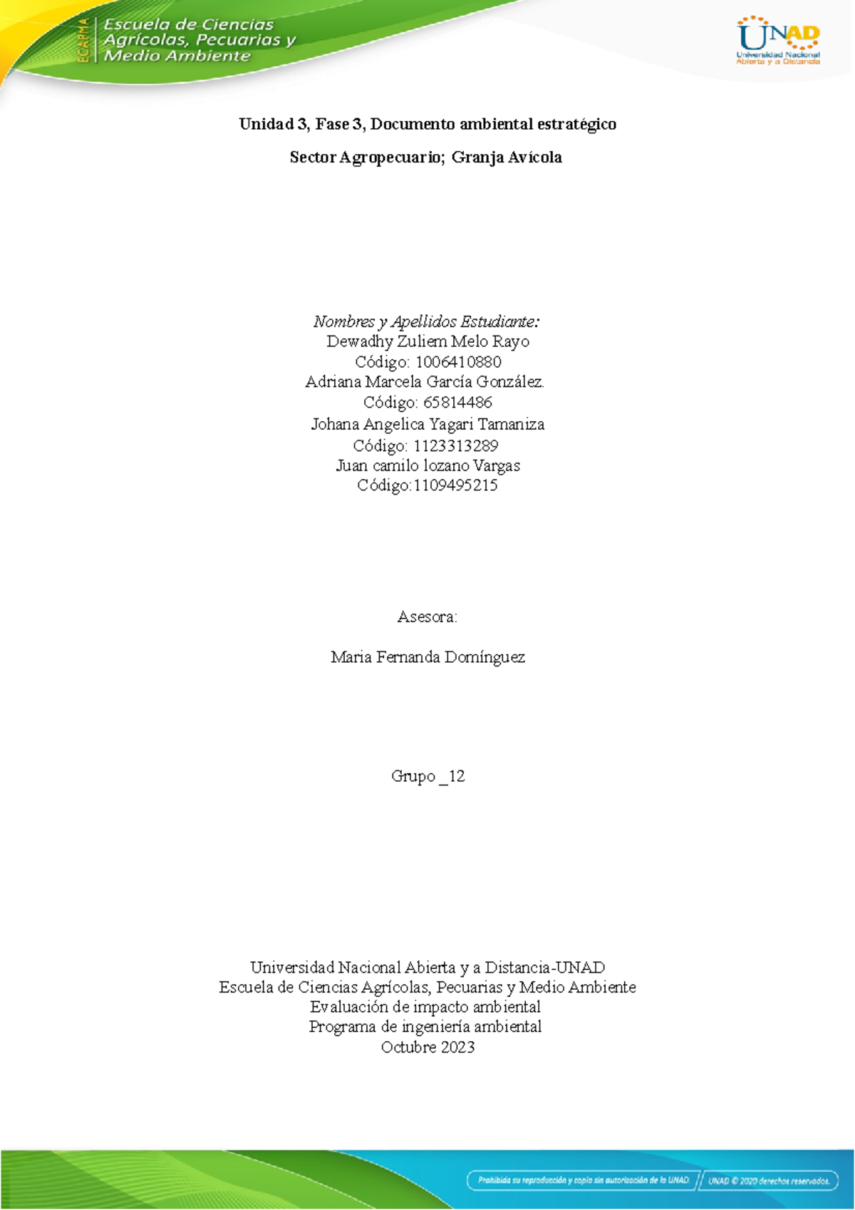 Fase 3 Grupo 12 - dfefbdf dfdf dfvdf dfbdgry vd fvd - Unidad 3, Fase 3 ...