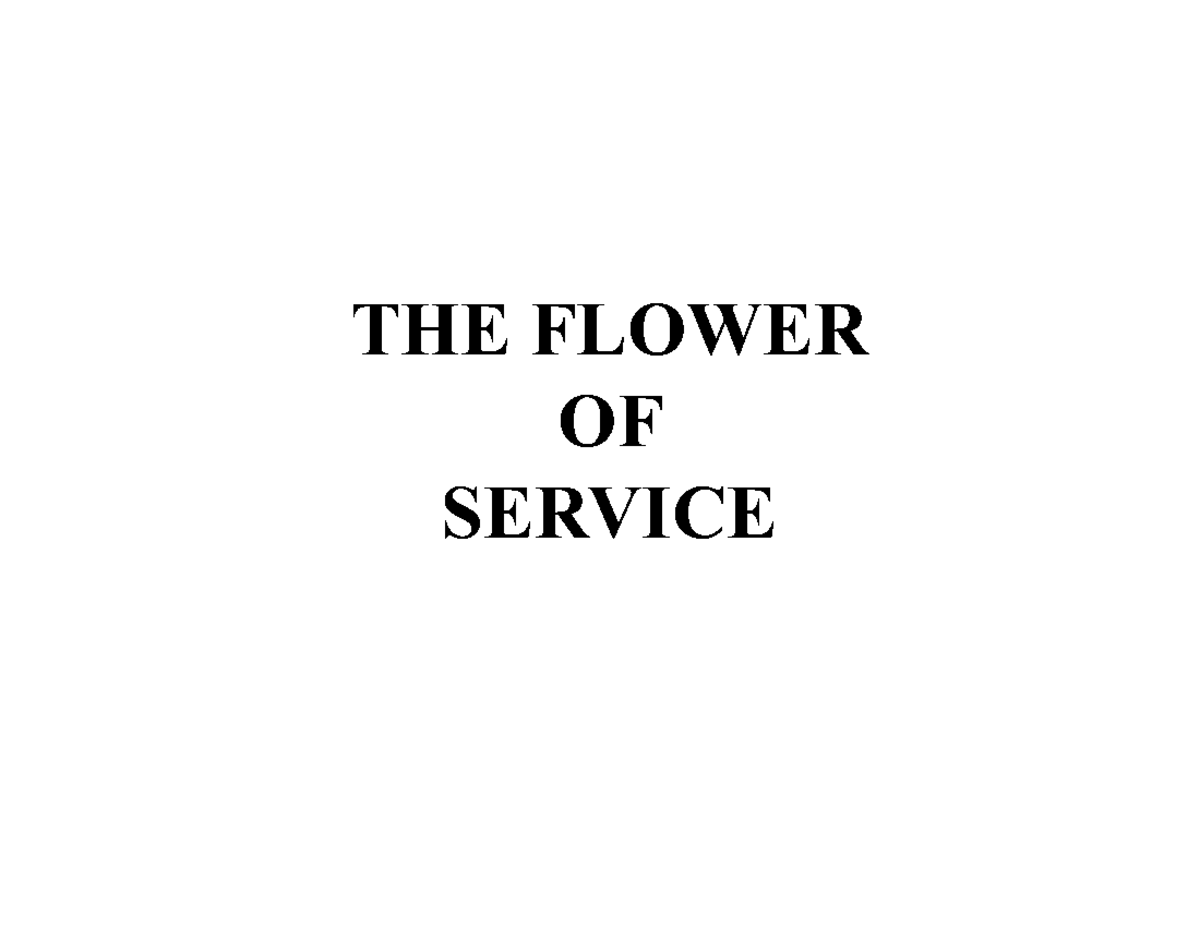 Pdfcoffee - service marketing notes on flower of services - ri2pvy i yp ...