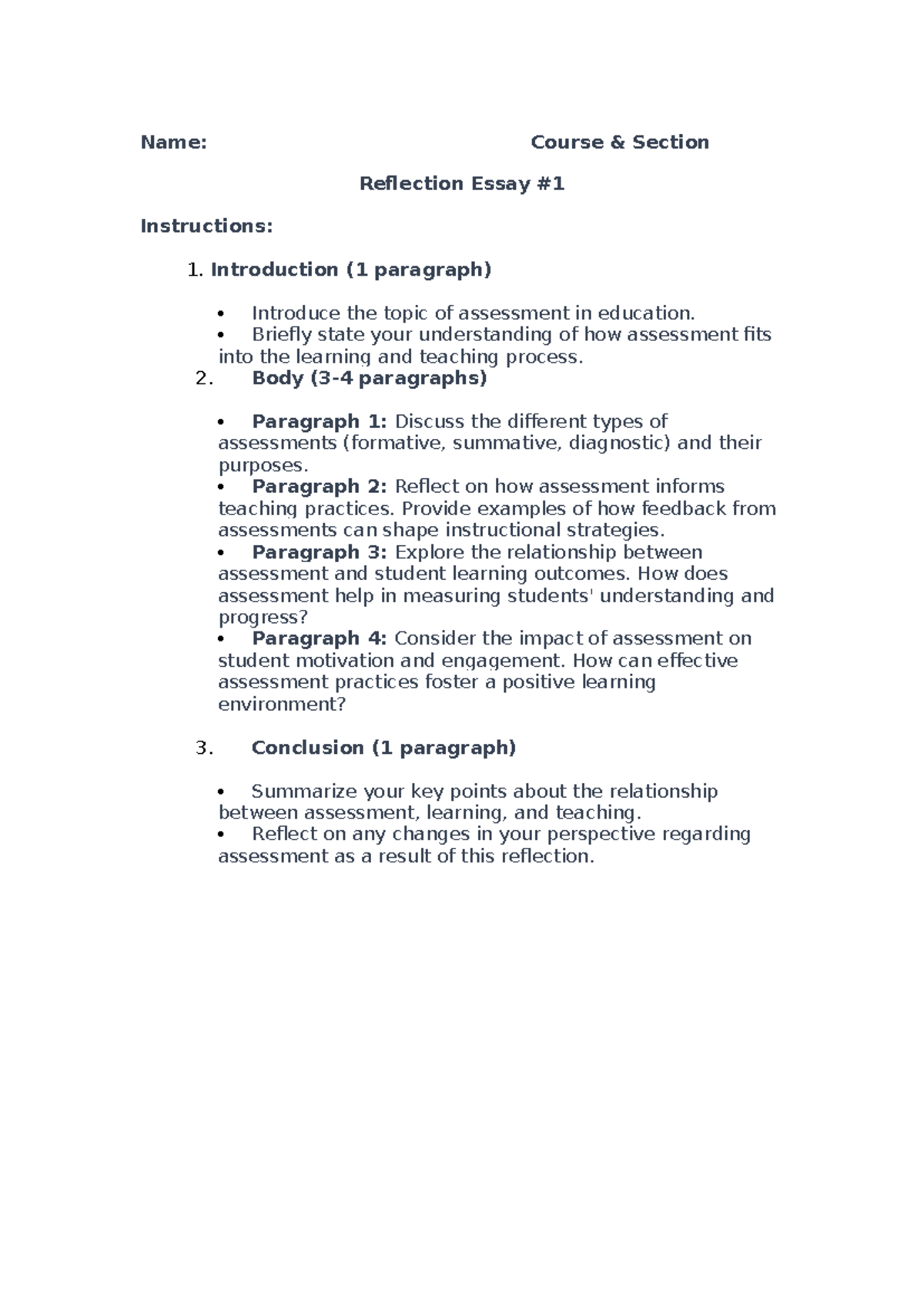 Reflective-essay - to enhance local security - Name: Course & Section ...